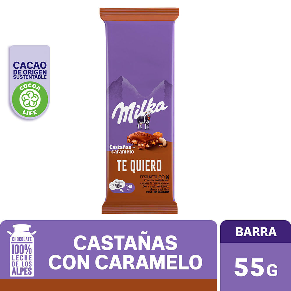Milka Castaña 55g - Tienda Mondelez