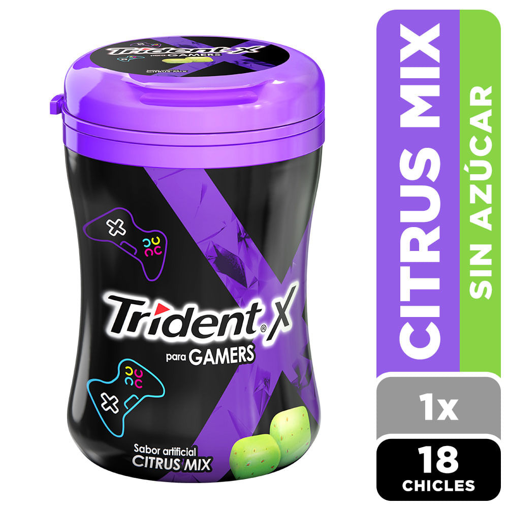 Trident-X-Citrus-Mix-18-unidades - Tienda Mondelez